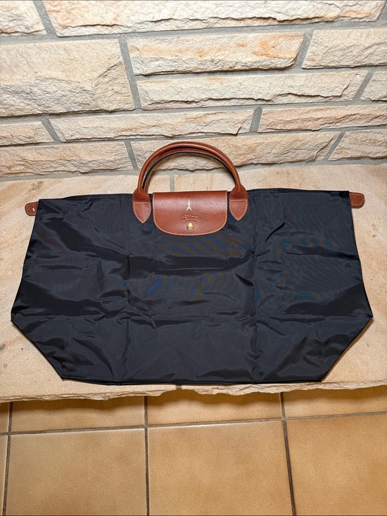 Longchamp | Bags | Longchamp Le Pliage Xl Travel Bag Paris Eiffel Tower ...